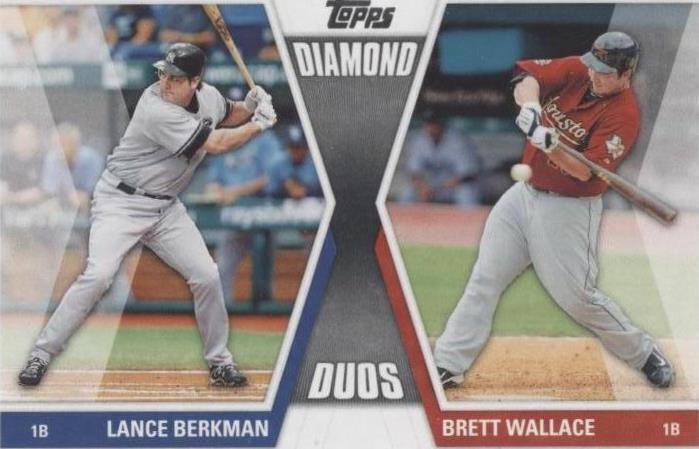 2011 Topps - Diamond Duos Series 1 Lance Berkman, Brett Wallace #DD-BW ...