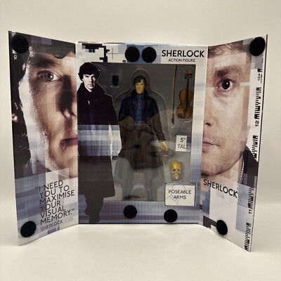 SHERLOCK HOLMES- BENEDICT CUMBERBATCH- 5 INCH ACTION FIGURE | eBay