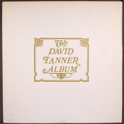 DAVE TANNER: the david tanner album NONE 12" LP 33 RPM | eBay