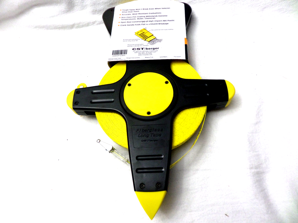 CST Berger Pro Series Zip Line Fiberglass Long Measuring Tape 50m 165 ...