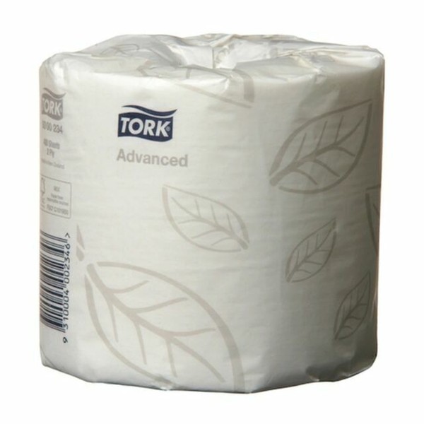 Tork Advanced 400 Sheets 2 Ply Toilet Tissues - White,Pack of 48 Rolls ...