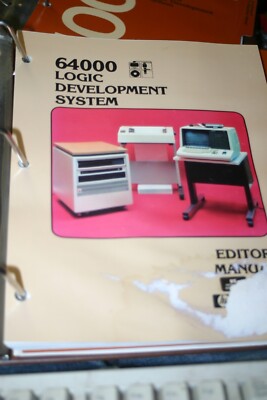 HP 64000 Logic Development system editor reference Manual 64980-90911 ...