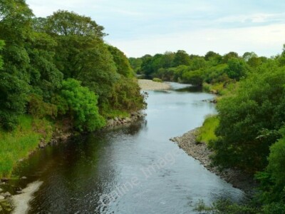 Photo 6x4 River Luce Glenluce View of the Luce as it runs downstream ...