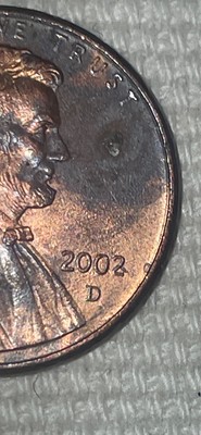 2002 D Lincoln Memorial Penny ERROR Coin Collectible View | eBay