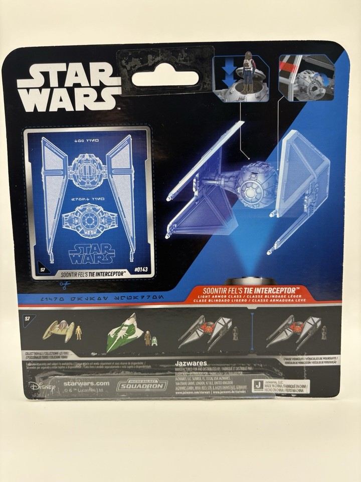 Star Wars Micro Galaxy Squadron⚡ Soontir Fel's Tie Interceptor #0143⚡ ...