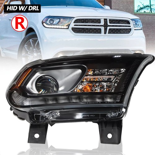 For 2016-2020 Dodge Durango Xenon/HID Headlight W/ LED DRL Headlamp ...