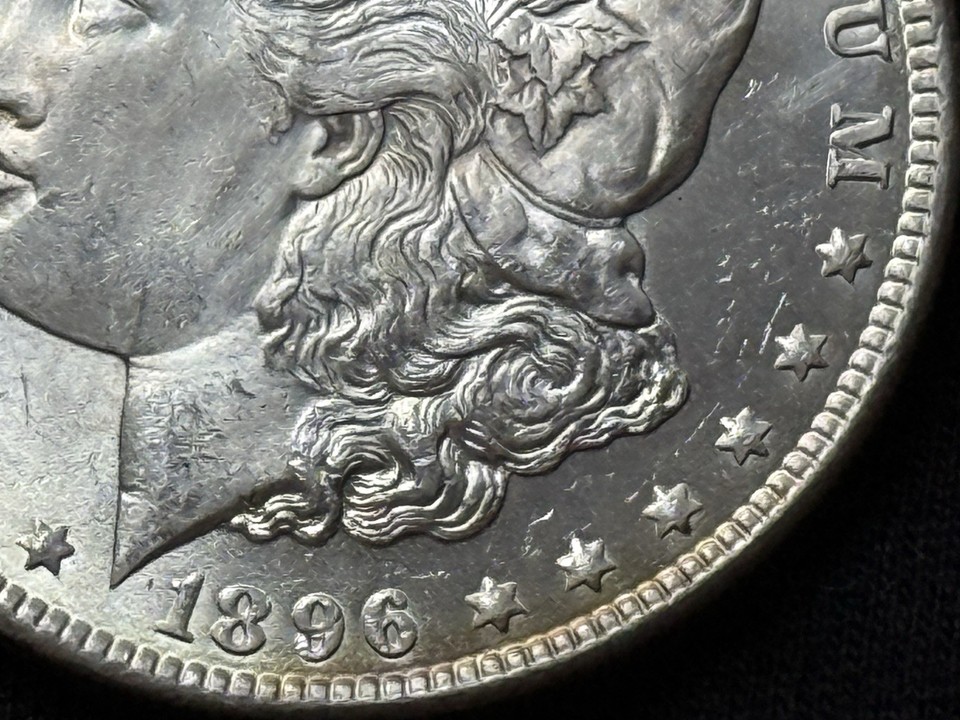 * 1896-P * CHOICE to GEM BU MS MORGAN SILVER DOLLAR * FROM ORIGINAL ...