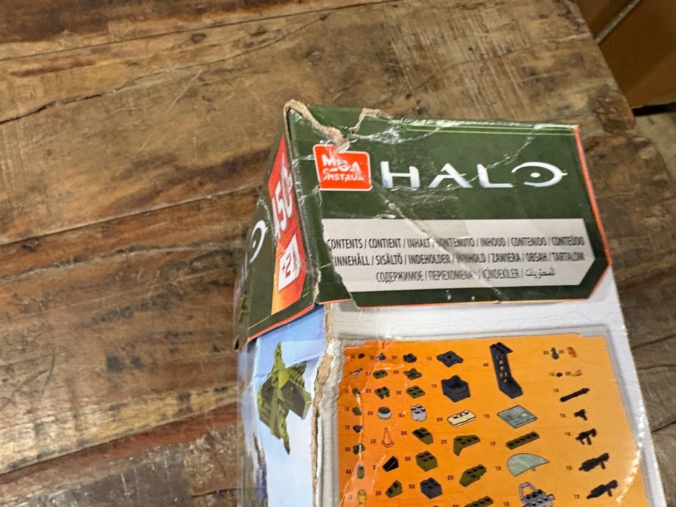 MEGA Construx Halo Infinite Building Box GPT03 NEW DAMAGED BOX | eBay