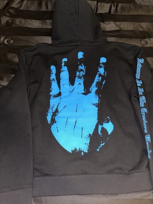 XXXTENTACION Revenge Lightning Graphic Print Black Blue Hoodie XL | eBay