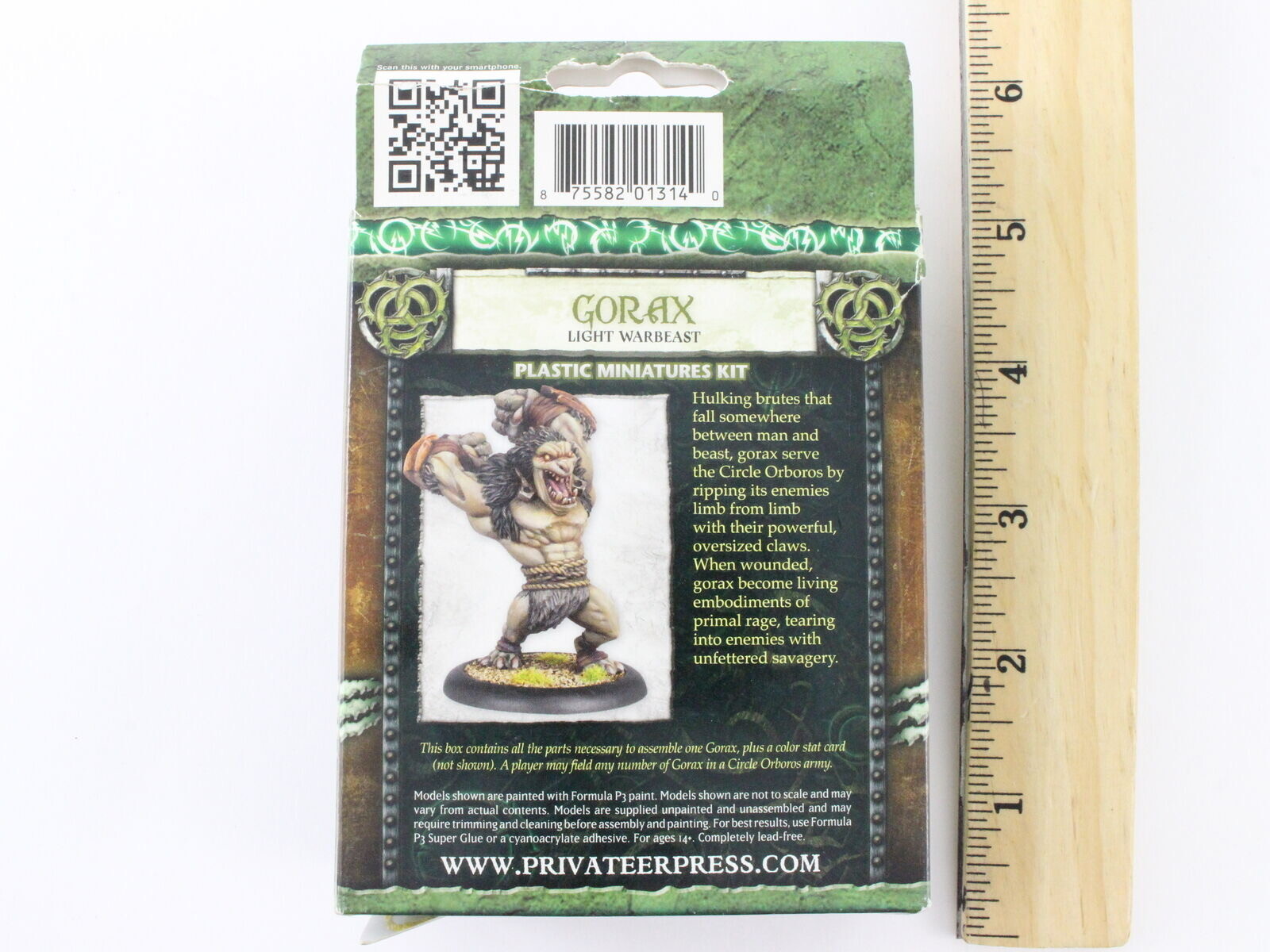 Warmachine Hordes Circle Orboros Gorax Light Warbeast PIP72078 ...