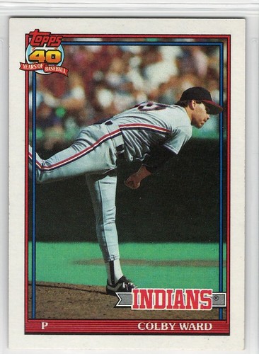 1991 Topps #31 Colby Ward Rookie Card RC Indians | eBay