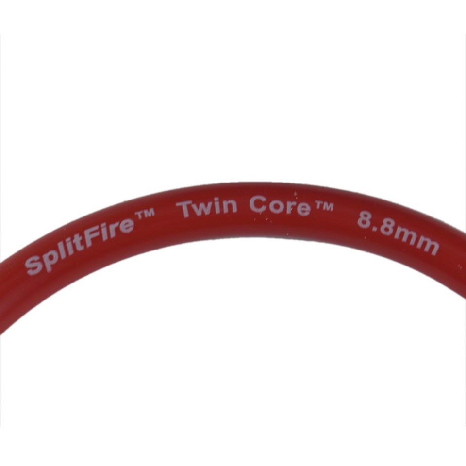 Black+Red Replac Splitfire Twin Core High Tension Spark Plug Wire For Motorcycle | eBay
