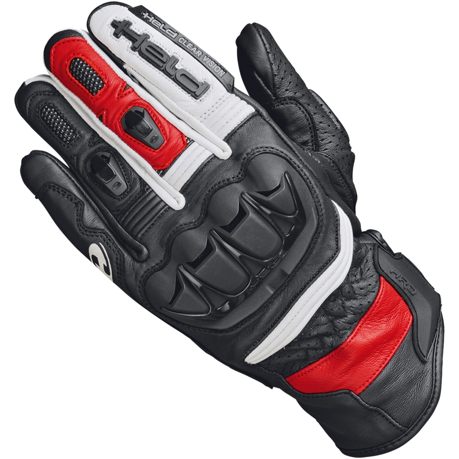 Motorrad Handschuhe 9 - Held Misawa Lederhandschuhe - schwarz-weiß-rot | eBay