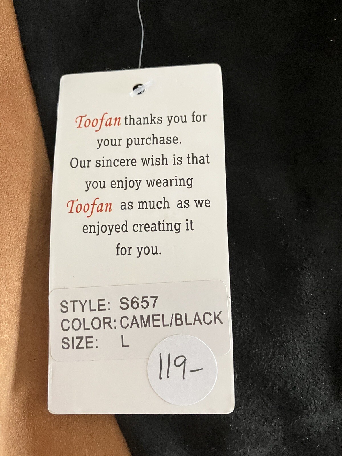 Toofan Gretchen Dress L Faux Suede Lauren 3/4 sleeve W/POCKETS NEW Reg ...