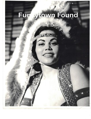 Vintage 8x10 Photograph Burlesque Unidentified First Nations Costume ...