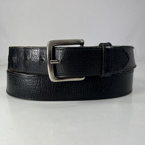 Black Genuine Leather Work Belt - Mexico - Men's Size 40/100 | eBay