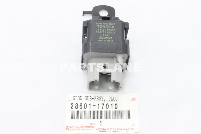 28601-17010 Toyota Glow Sub-assy Plug Relay Set 2860117010 Genuine OEM ...