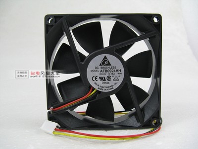 Delta AFB0924HH cooling fan DC 24V 0.18A 92x92x25mm 3-Pin | eBay