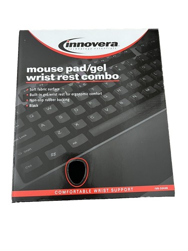 Innovera Mouse Pad Innovera 4-Pack Natural Rubber Keyboard Wrist Rests ...