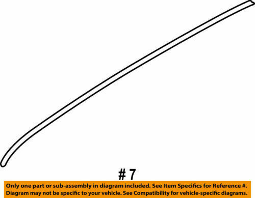 OEM BMW X5 F15 F85 X5 25D 25DX 28IX 30DX ROOF MOULDING RIGHT ...