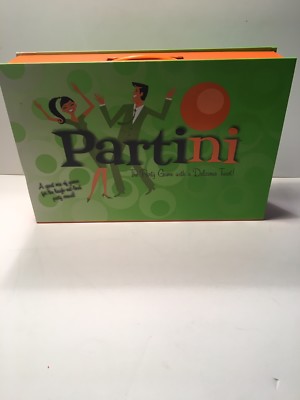 Partini The Party Game With A Delicious Twist! Parker Brothers Adult ...