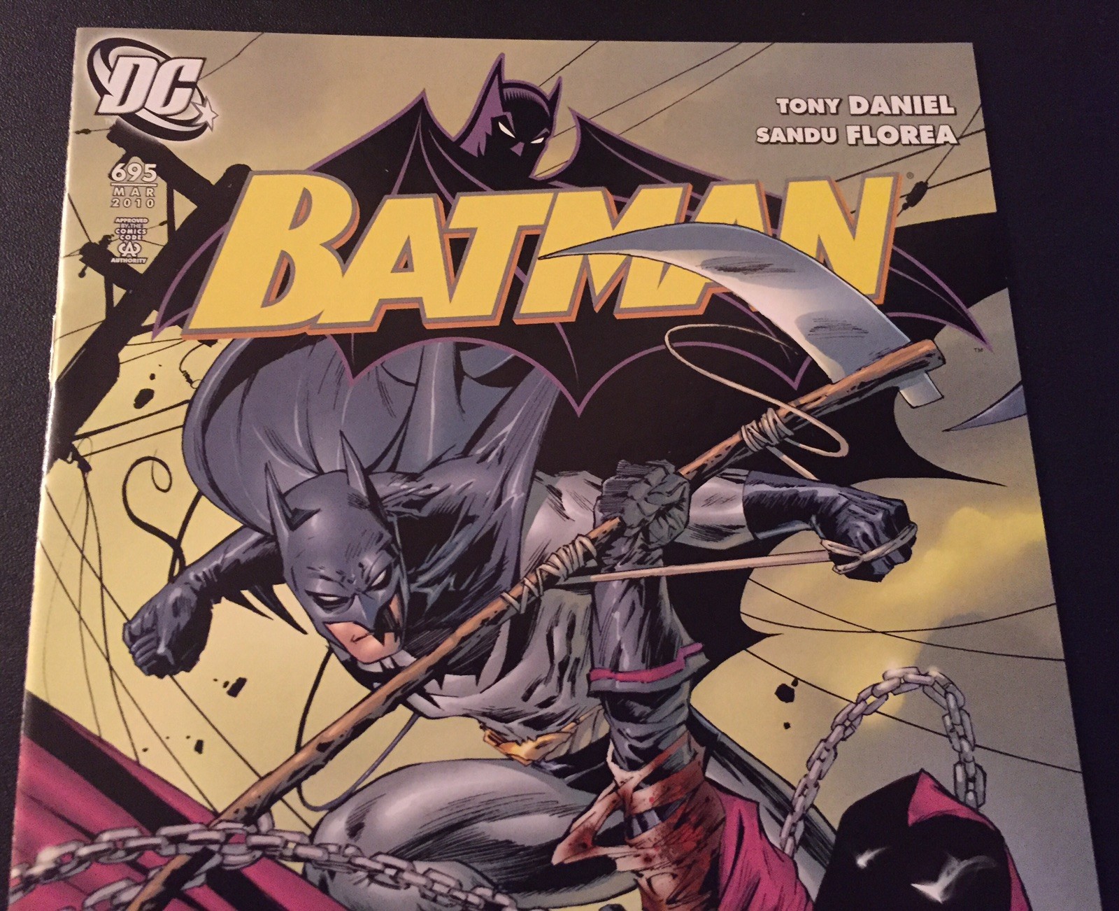 Batman #695 NM Tony Daniel Cover DC Comics 2010 Black Mask | eBay