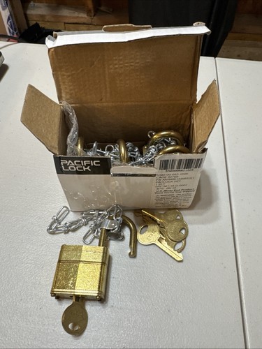6 Master Locks Wide Laminated Brass Padlock Set Qty 6 5340-00-682-1505 ...