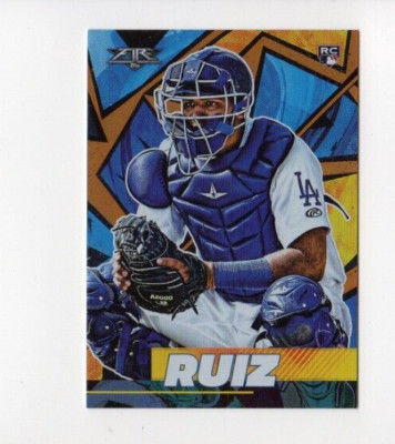2021 Topps Fire Keibert Ruiz RC #81 Orange #d237/299 Los Angeles ...