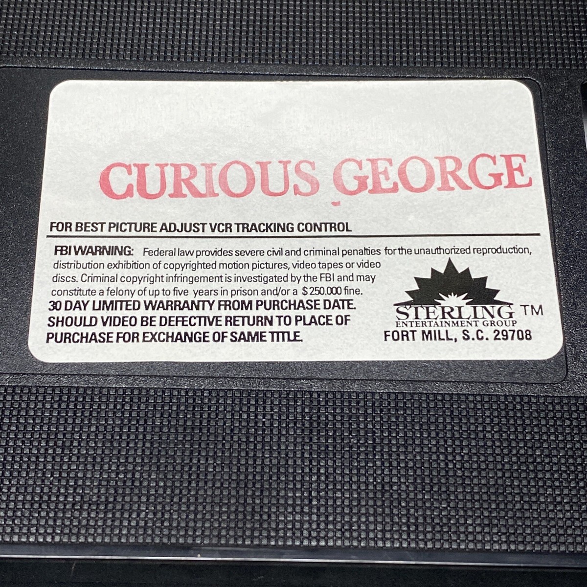 As Aventuras Do Curioso George Vhs