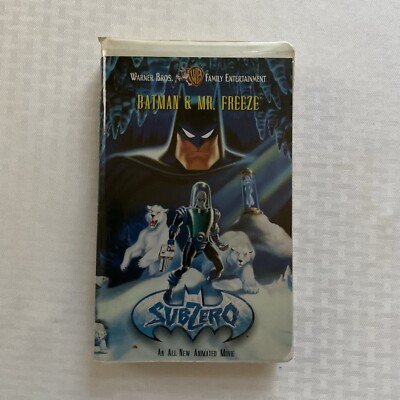 Batman & Mr. Freeze: SubZero - Rare Vintage Collectible VHS Edition ...