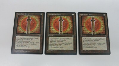 3x APOCALYPSE CHIME HOMELANDS RESERVED LIST MTG MAGIC THE GATHERING NM ...