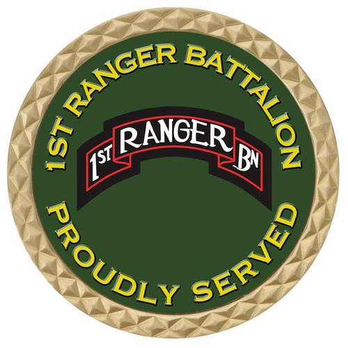 1st Ranger Battalion Scroll 75th Regiment Challenge Coin | eBay