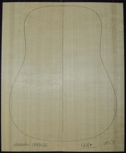Guitar Luthier Tonewood HIGH GRADE (4A) GERMAN SPRUCE TOP SOUNDBOARD ...