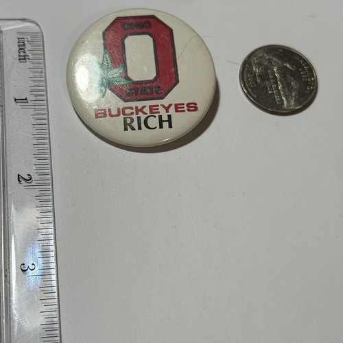 Ohio State Buckeyes 0 Pinback Button “Rich” | eBay