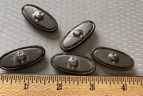Victorian Antique Metal Buttons Cricket Cage Sparkle Large Oval 1.5 ...