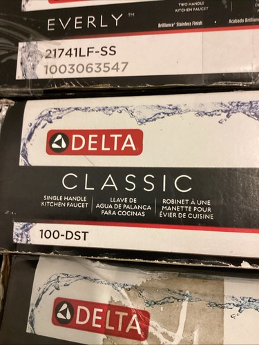 Delta Classic Kitchen Faucet 100-DST Chrome READ | eBay