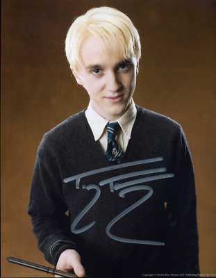TOM FELTON Signed Photograph - Actor - Harry Potter DRACO MALFOY 7"x5 ...