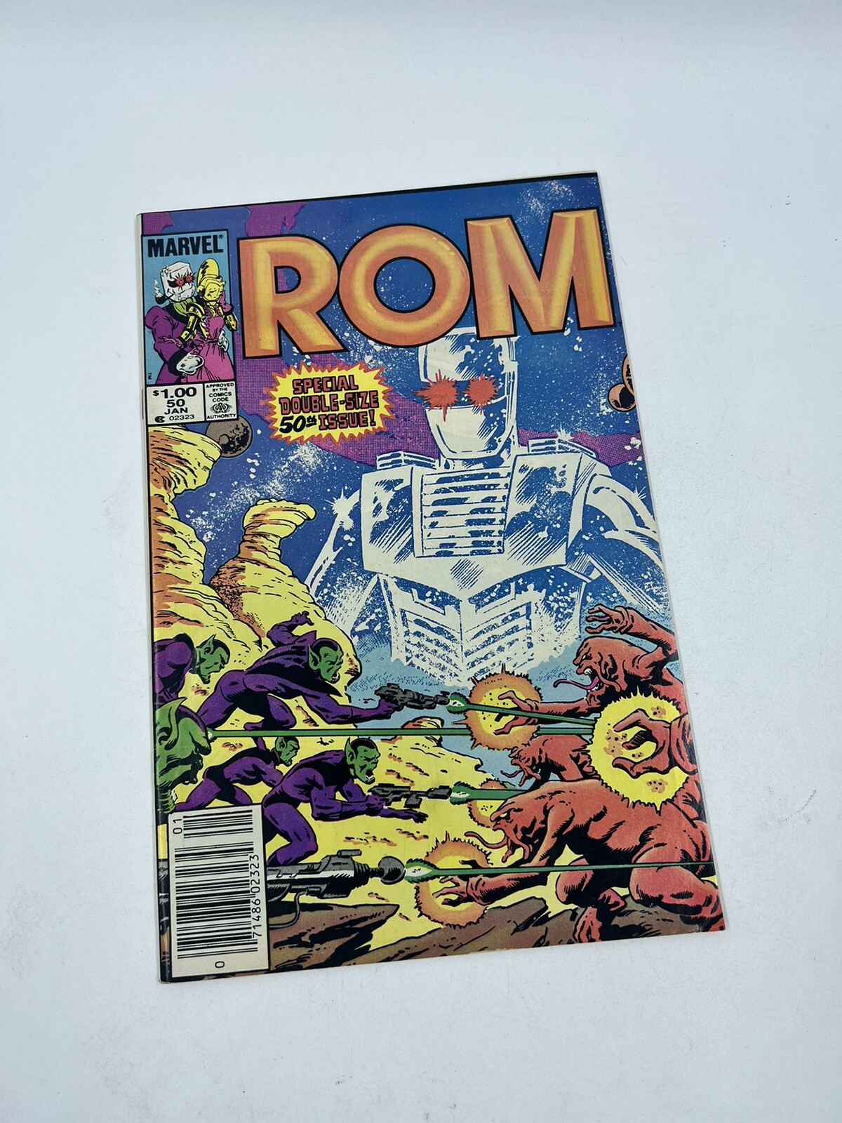 Rom Spaceknight Comic Book #50 Marvel Comics 1984 - Bagged & Boarded | eBay