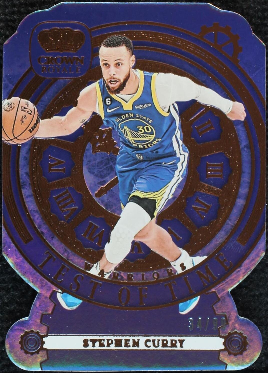 2023-24 Panini Crown Royale - Test of Time Stephen Curry #5 /99 for ...