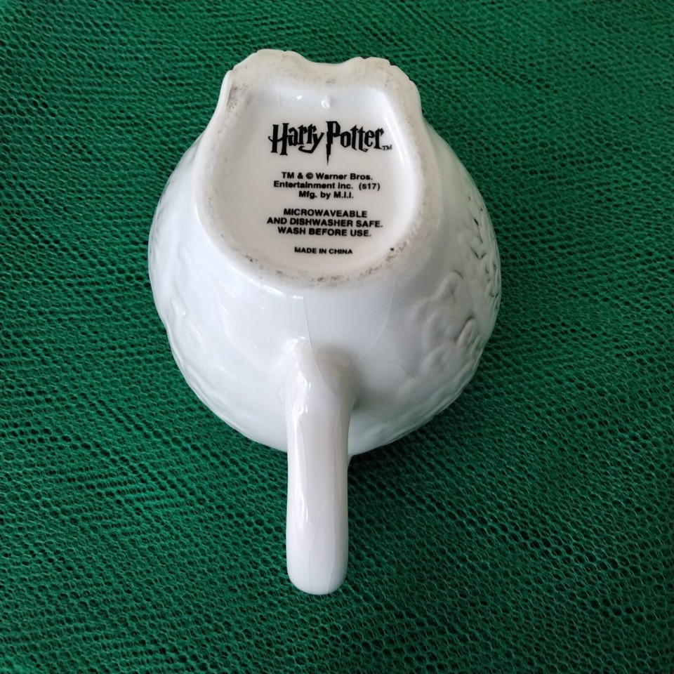 Harry Potter Hedwig White Owl Coffee Mug Warner Bros 12 oz | eBay