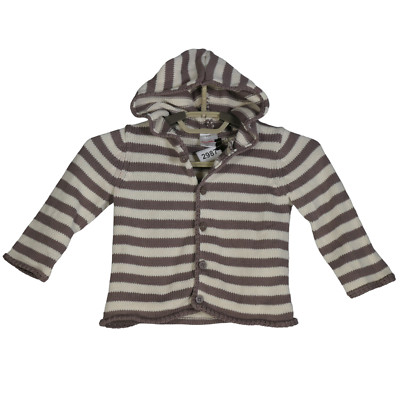 Hanna Andersson Hoodie Sweater Cardigan Girls 80 18 24 Months Organic ...
