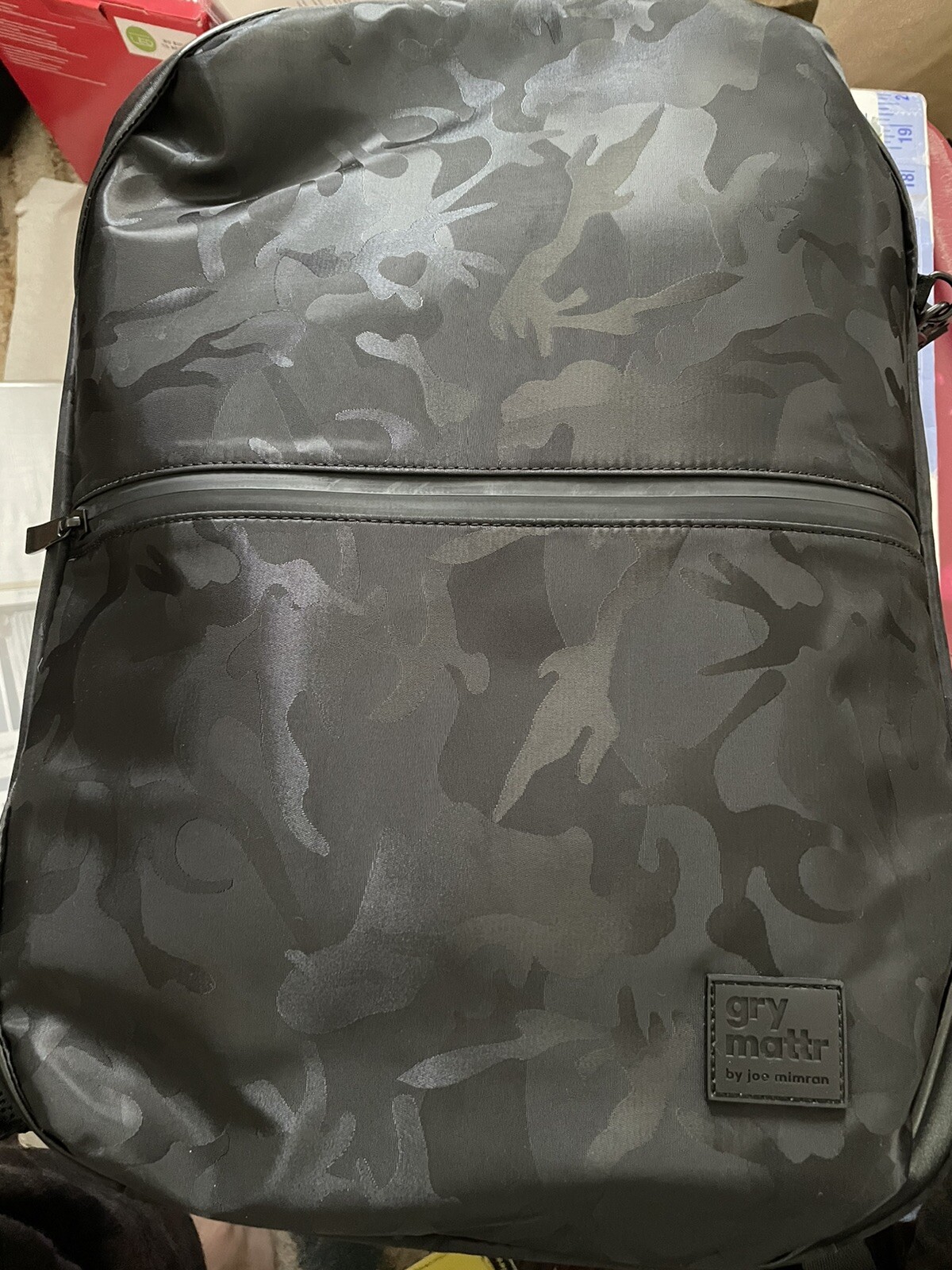 New Designer Gry Mattr By Joe Mimran Backpack With Hidden Place And USB ...