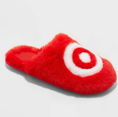 Wondershop Target Exclusive Logo Slippers Red Medium W 7/8 M 5/6 TikTok ...