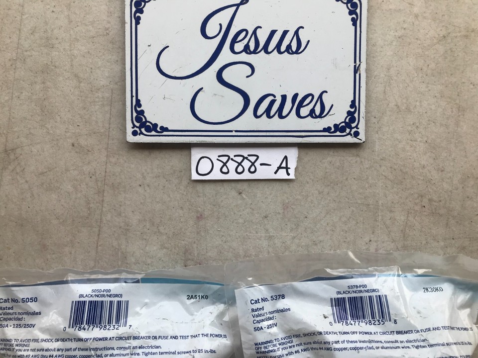 2- New Leviton 50a Surface Mounted Power Outlet 5378 & 5050 New | eBay