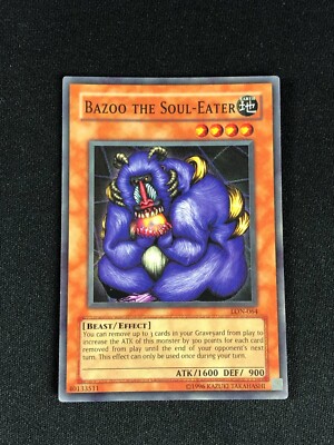 YUGIOH BAZOO THE SOUL EATER LON-064 SUPER PLAY/EDGEWARE | eBay