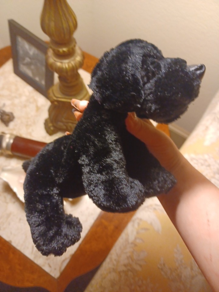 Hans Webkinz Black Lab HM136 Puppy Dog Plush Stuffed Animal No Code ...
