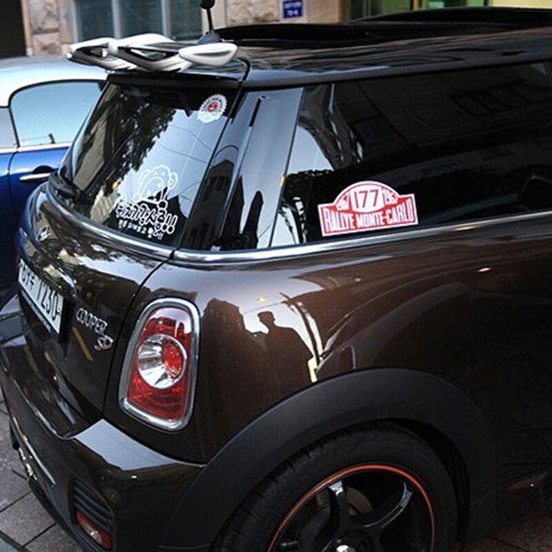 Car sticker 6cm 177 Classic retro pattern design For mini cooper ...