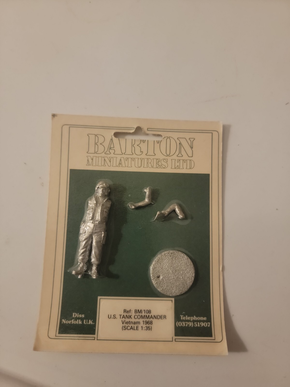 barton miniatures U.S. tank commander vietnam 1968 1/35 bm/108 | eBay
