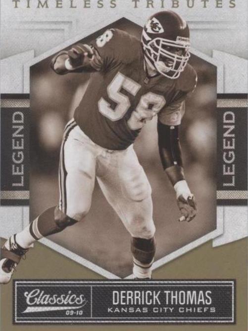 2010 Panini Classics - Legend Derrick Thomas #215 Timeless Tributes ...