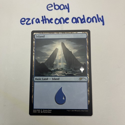 MtG Island Promo Planeswalker Stamp 2019 Magic the Gathering Land | eBay